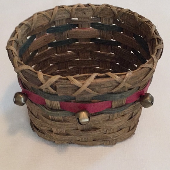 Holiday | Jingle Bell Woven Basket | Poshmark